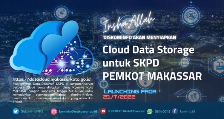 Diskominfo Makassar Segera Launching Cloud Data Storage dan Repository ...