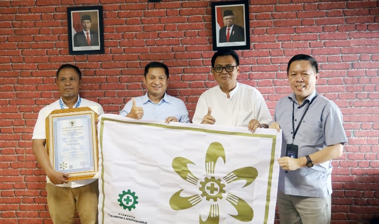 SPJM Raih Bendera Emas Sertifikasi SMK3 - Pluz.id